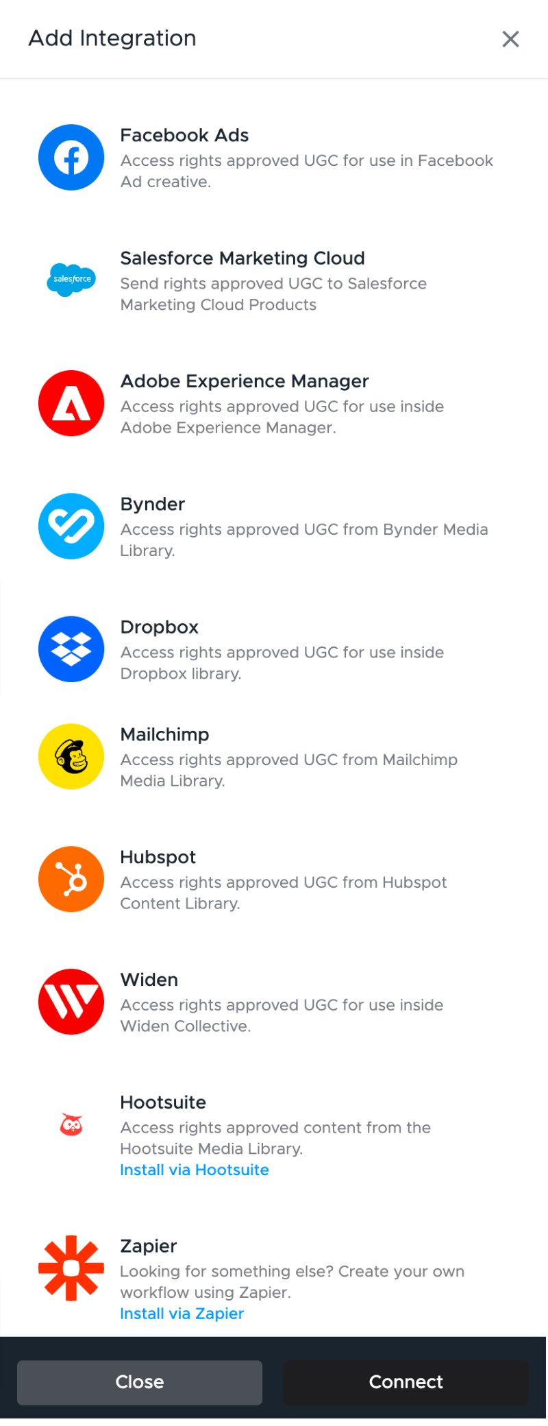 Bynder Integration Tint